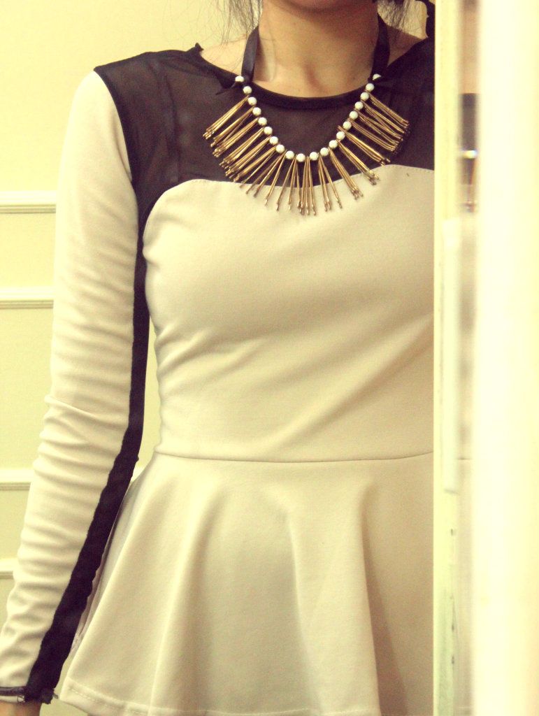 up in the clouds: DIY: bobby pin necklace up in the clouds: DIY: bobby pin necklace