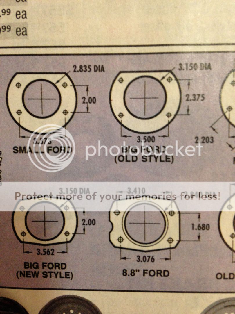 Is my 9 inch a big or small bearing? | 460 Ford Forum